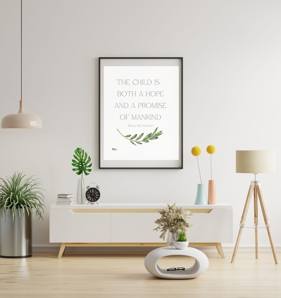 Montessori Quote Printable Poster Wall Art Decoration Print for ...
