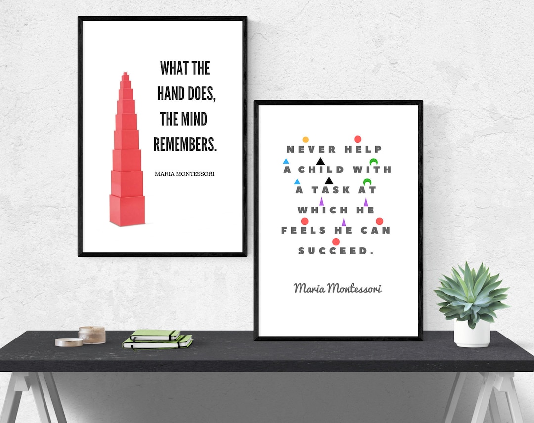Montessori Quote Art Printable Poster Bundle (digital Download) - Etsy