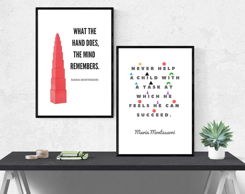 Montessori Quote Art Printable Poster Bundle (digital Download) - Etsy