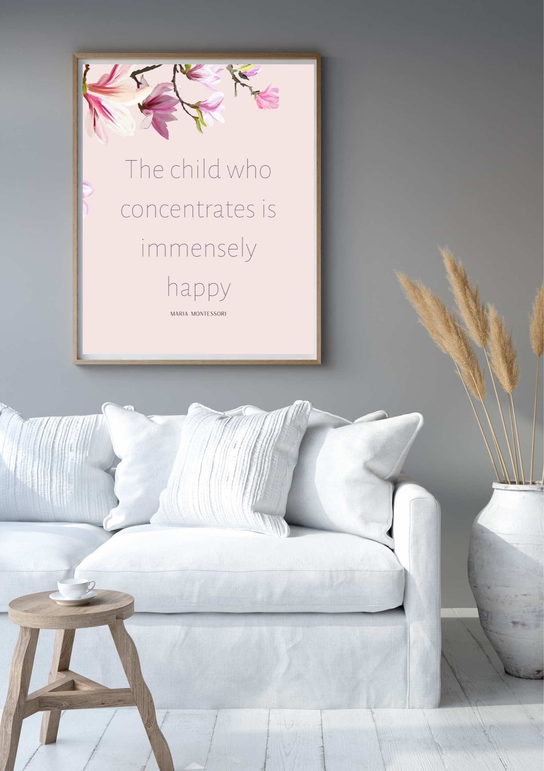 Montessori Quote Printable Poster Wall Art Decoration the Child Who ...