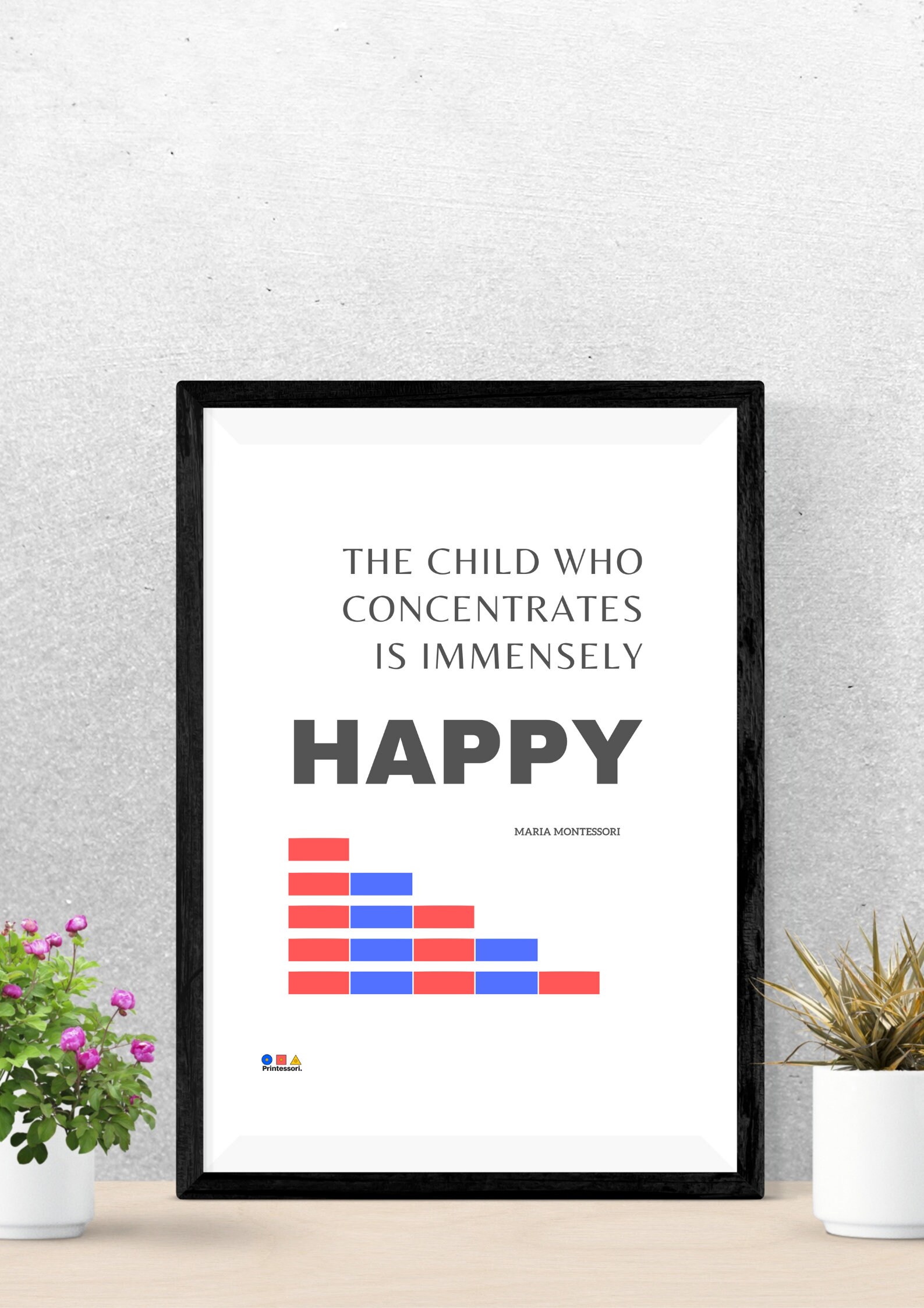 Montessori Quote Printable Poster Wall Art Decoration the Child Who ...