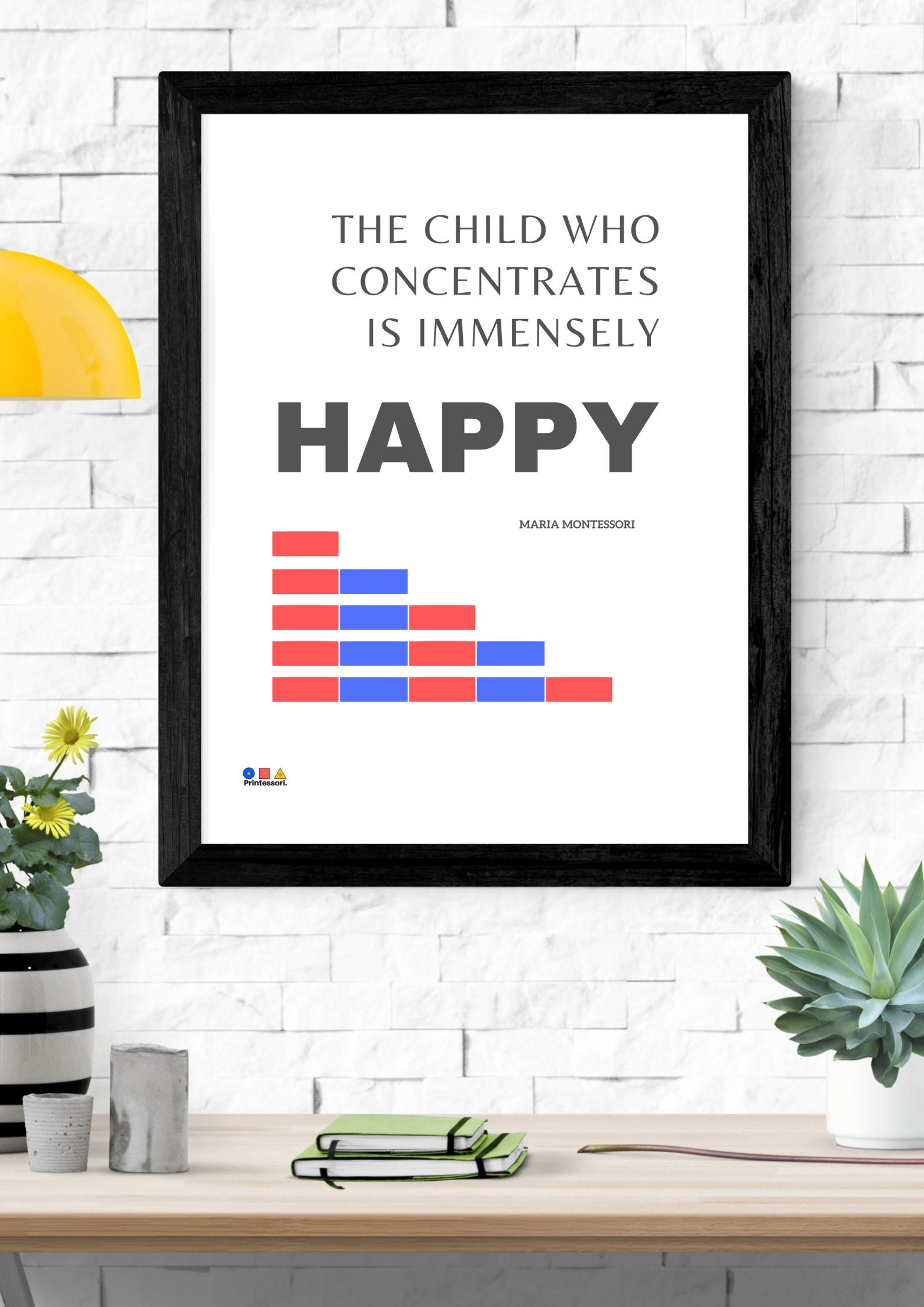 Montessori Quote Printable Poster Wall Art Decoration the Child Who ...