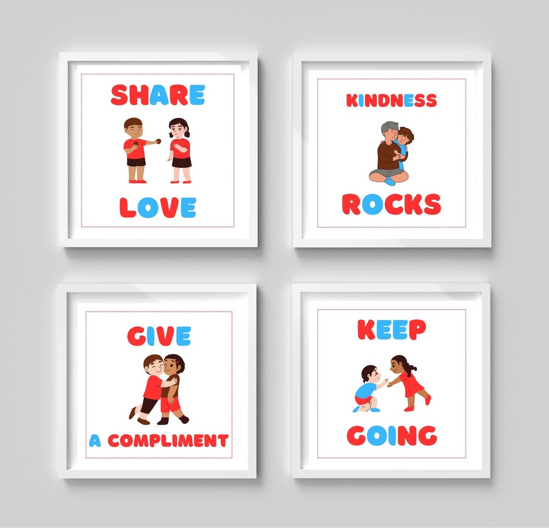 Montessori Inspired Motivational Posters for Children Printable Bundle ...