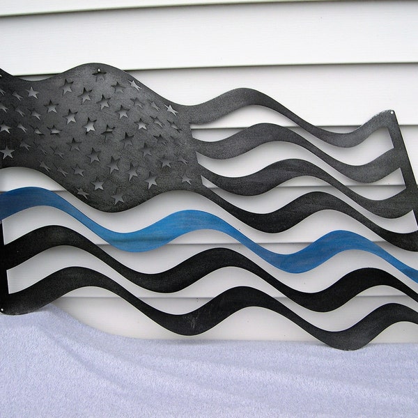 Large Thin Blue Line Sign - Etsy