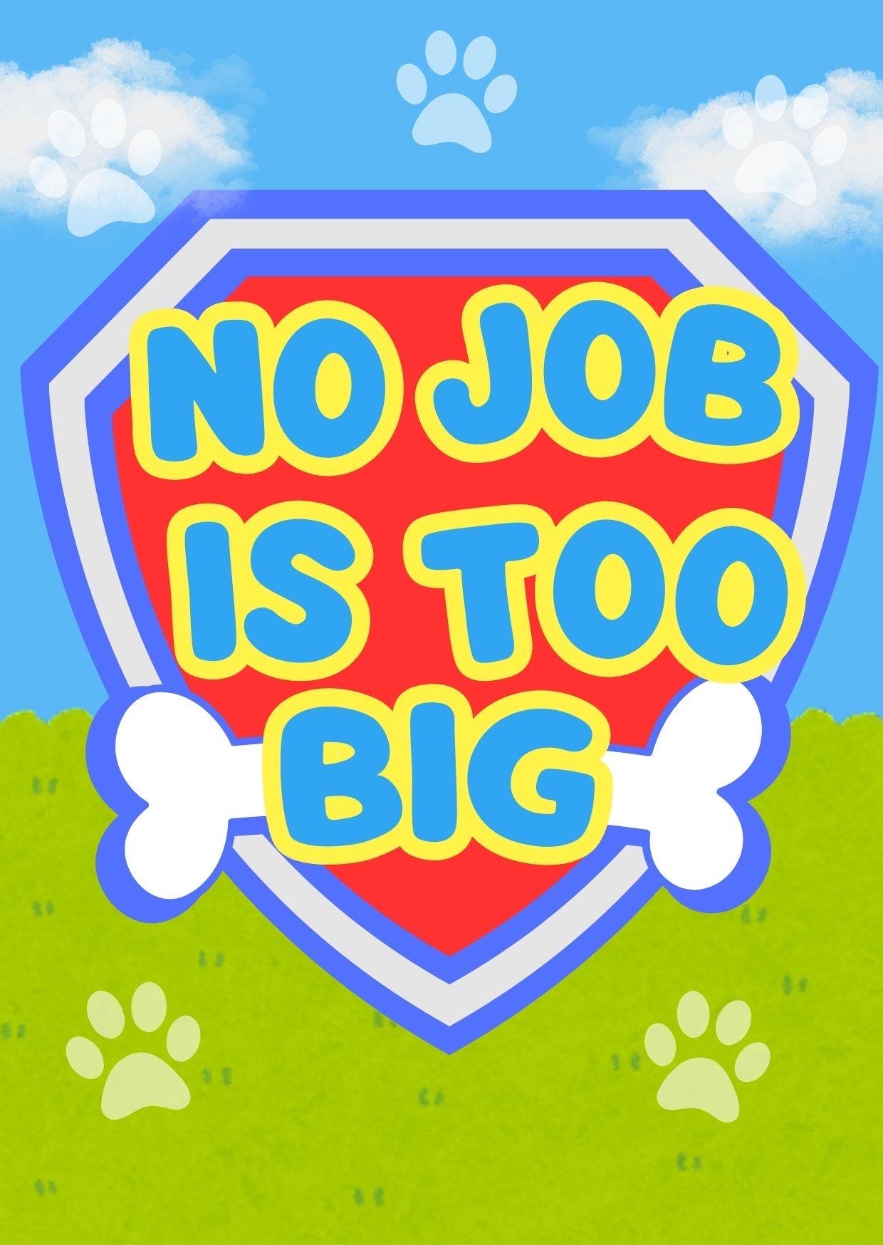 Custom Paw Patrol Digital Print - Etsy