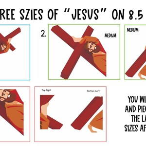 Lent Bulletin Board: We Follow Jesus Along the Way of the Cross - Etsy