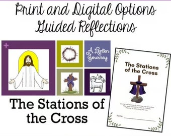 Printable Stations of the Cross Booklet for Kids to Color - Etsy