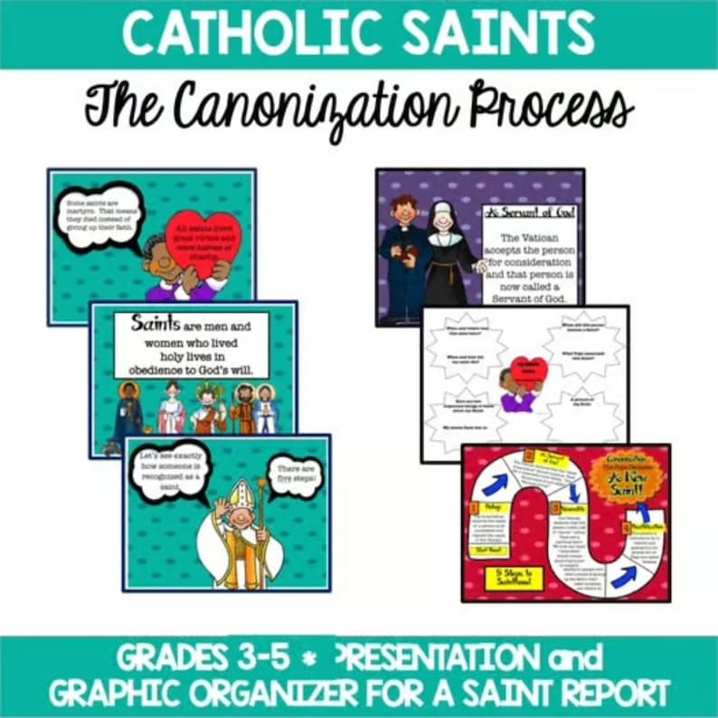 Saints: Steps to Becoming A Catholic Saint, Presentation, Graphic ...