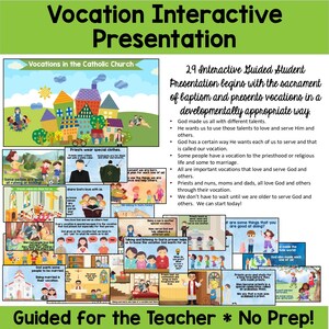 Catholic Vocations Bundle: K, 1st, and 2nd - Etsy