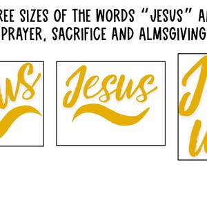 Lent Bulletin Board: We Follow Jesus Along the Way of the Cross - Etsy