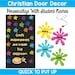 Christian Back-to-school Door Decor: Masterpieces - Etsy