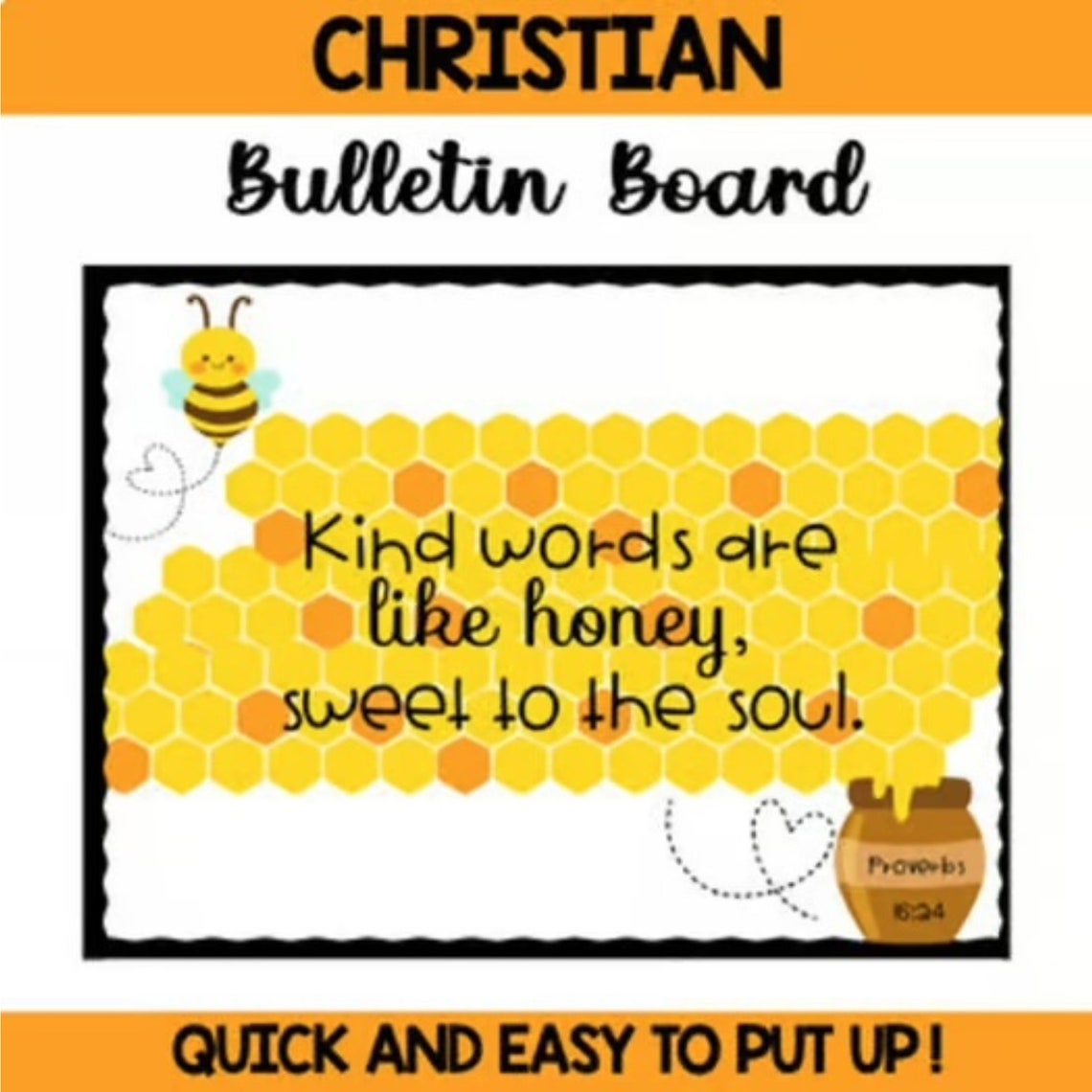 Christian Bulletin Board, Door: Kind Words - Etsy