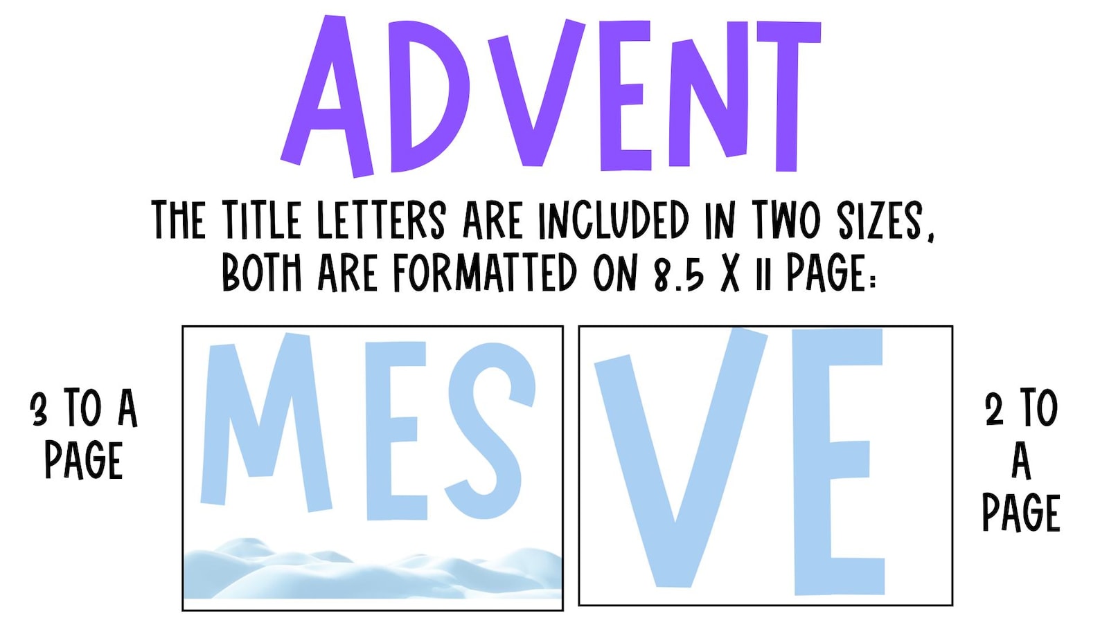 Advent Bulletin Board: Christmas Messages (digital Download) - Etsy