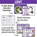 Catholic Kids Lent Activities for 2nd-5th Grade-printable Lent Task ...