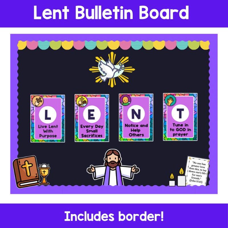 Lent Bulletin Board - Etsy