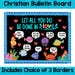 Christian Bulletin Board Ocean Theme: Let All You Do Be Done in Love - Etsy