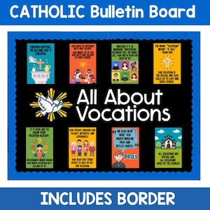 Catholic Vocations Bulletin Board: All About Vocations - Etsy