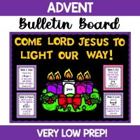 Advent Bulletin Board Set - Etsy