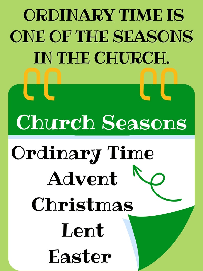 Catholic Ordinary Time: Bulletin Board Posters and Write the Room ...