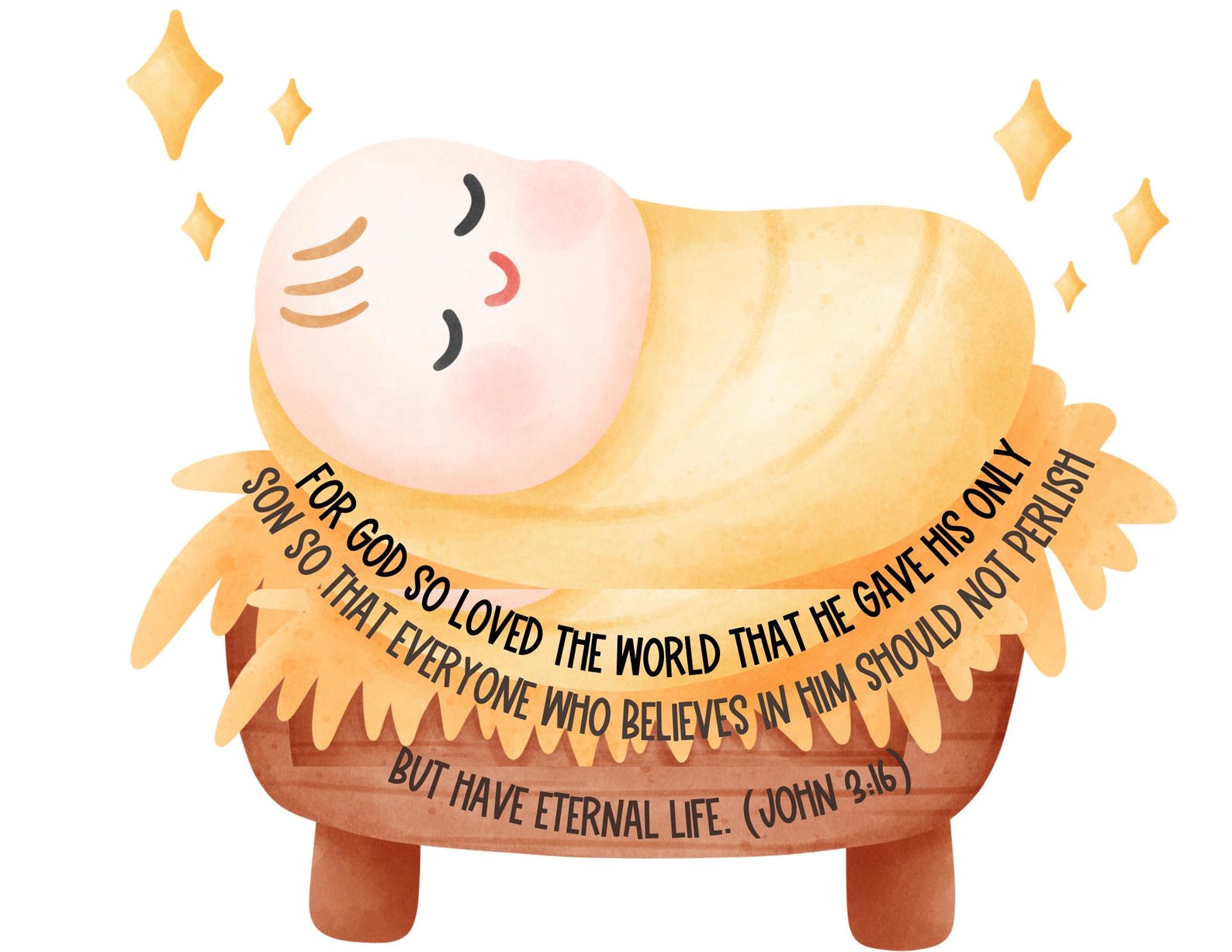 Advent Christmas Christian Bulletin Board: for God so Loved the World ...