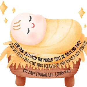 Advent Christmas Christian Bulletin Board: for God so Loved the World ...