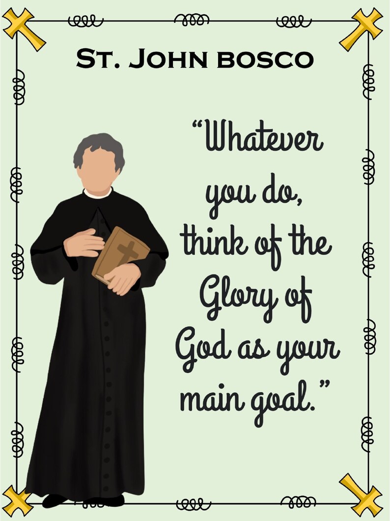 Catholic Saint Posters - Etsy