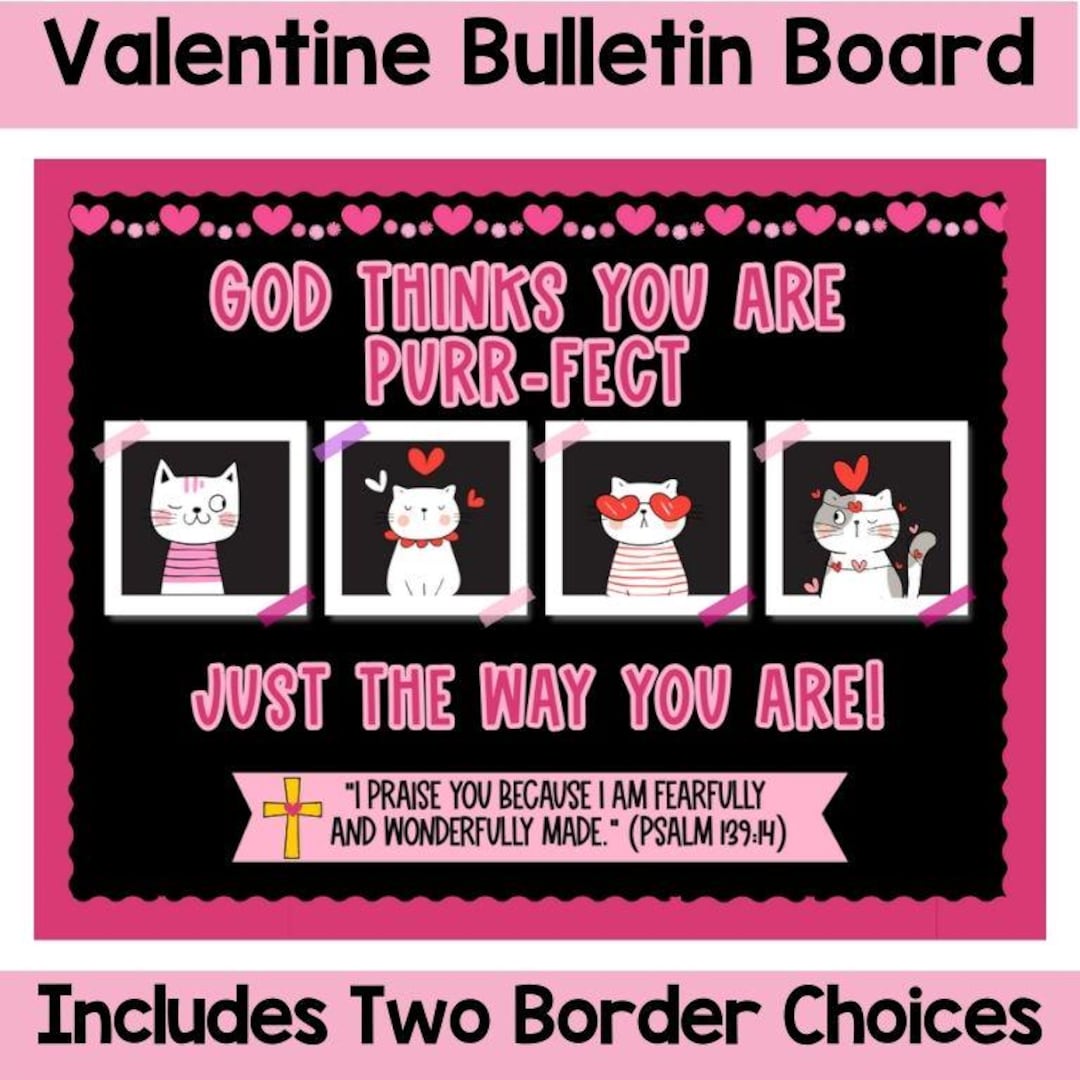 Christian Valentine Bulletin Board - Etsy