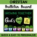Christian Bulletin Board Set Growing Together in God's Love - Etsy