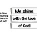 Back to School Christian Door Display: Shine With God's Love - Etsy