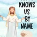 Christian Classroom Door With Editable Name Tags: Jesus Knows Us by ...