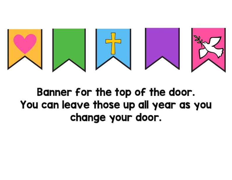 Back to School Christian Door Display: Shine With God's Love - Etsy
