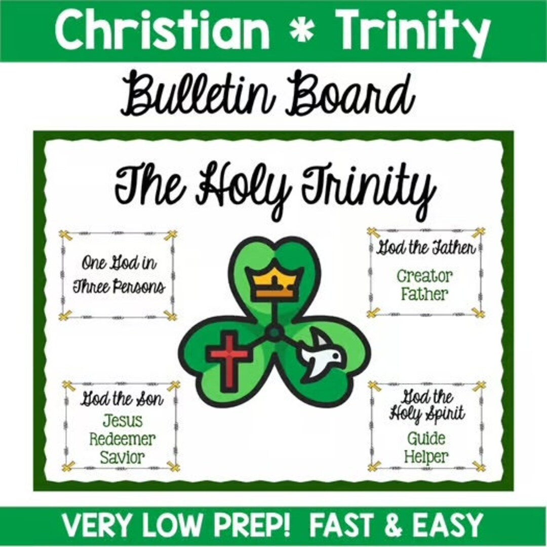 Catholic Trinity Bulletin Board - Etsy