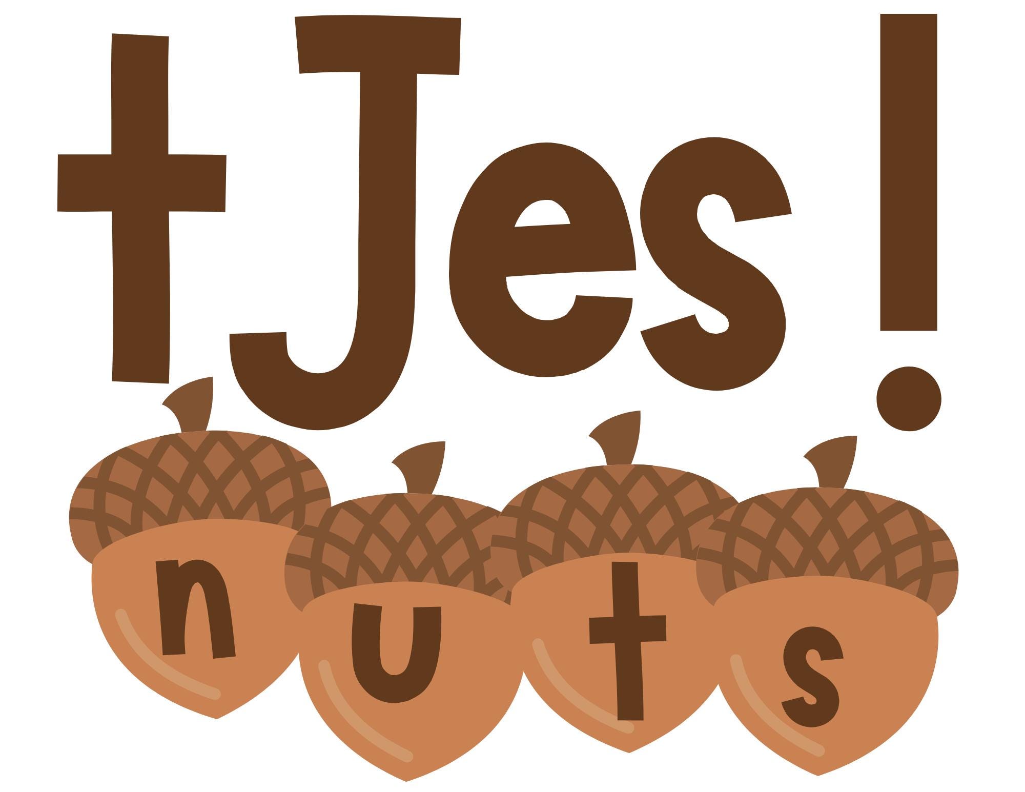 Christian Bulletin Board: We Are Nuts About Jesus - Etsy