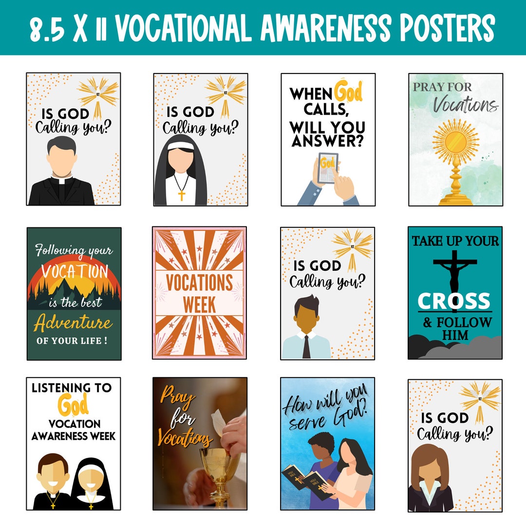 Catholic Vocation Posters - Etsy