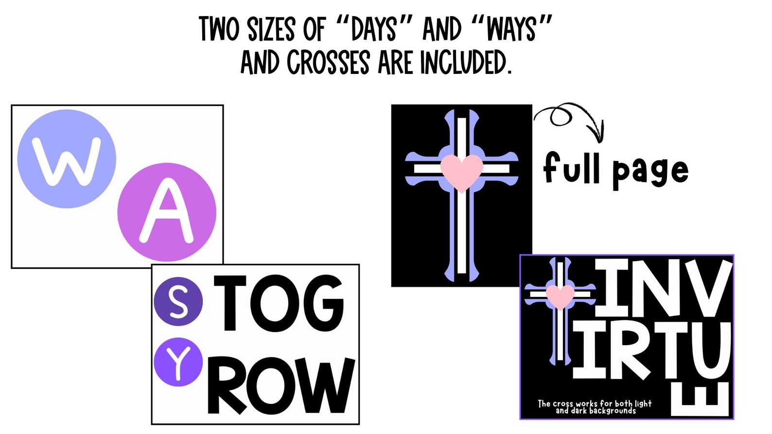 T Bulletin Board: 40 Days & 40 Ways to Grow in Virtue - Etsy