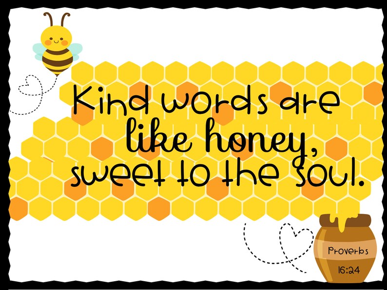 Christian Bulletin Board, Door: Kind Words - Etsy