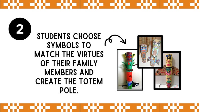 Native American Craft: Family Totem Pole Project Activity - Etsy