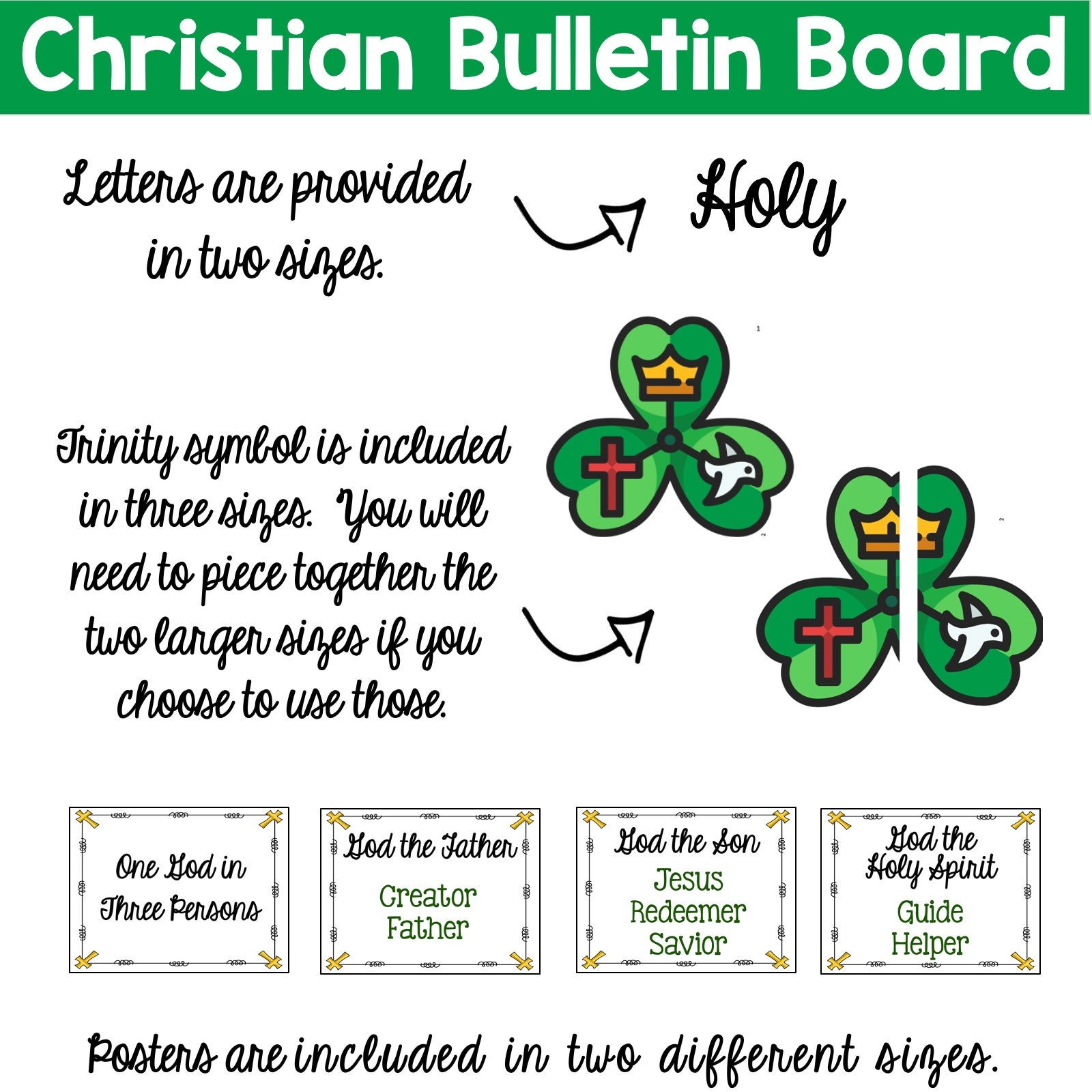 Catholic Trinity Bulletin Board - Etsy