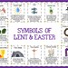 Lent Bulletin Board Set- Christian Classroom, Church, Parish Bulletin ...