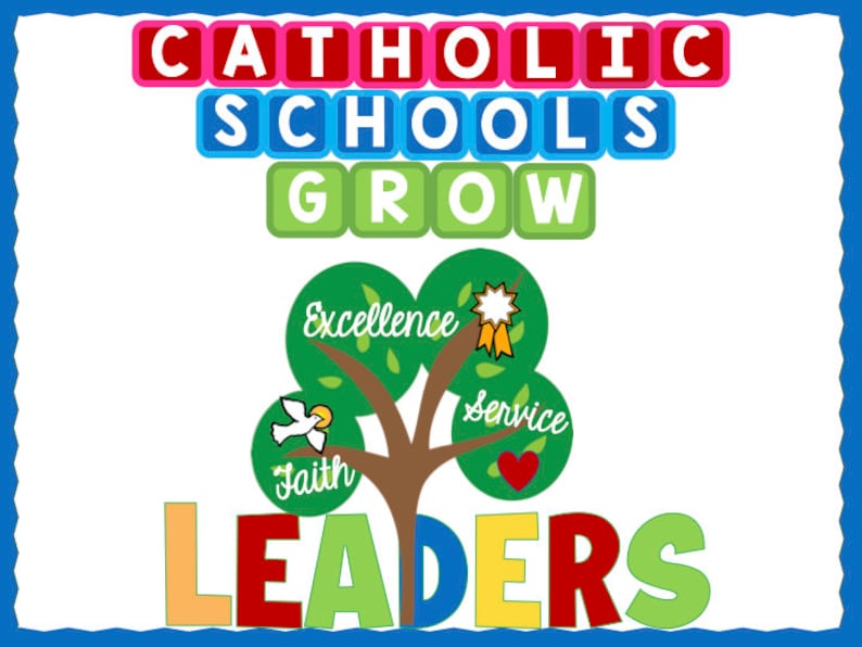Catholic Schools Week Bulletin Board: Growing Leaders - Etsy