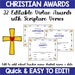 Editable Christian Virtue Awards With Scripture-cross - Etsy