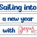 Christian Door Decoration: Sailing Into a New Year With Jesus - Etsy