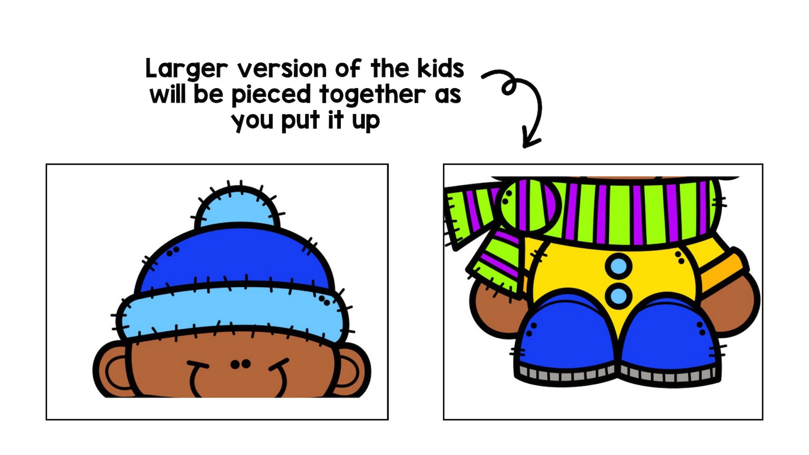 Winter Christian Bulletin Board Set: Snow Many Blessings - Etsy