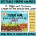 Editable End of the Year Christian Virtue Awards With Scripture ...