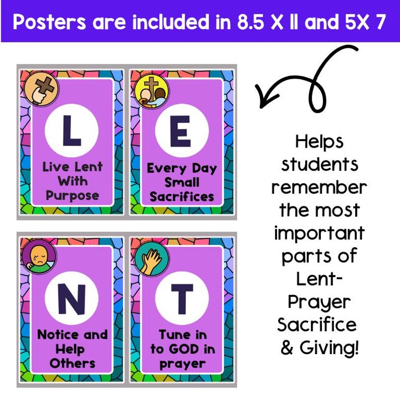 Christian LENT Bulletin Board - Etsy
