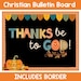 Christian Bulletin Board: Thanks Be to God - Etsy