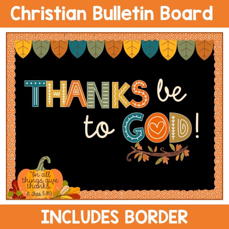 Fall Bulletin Board Ideas for Church - Etsy