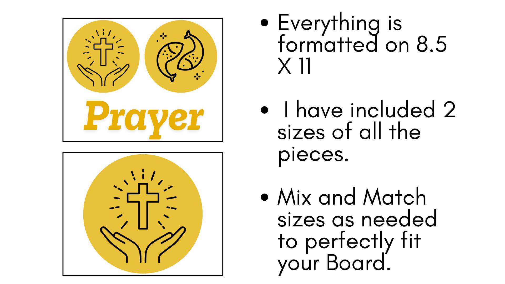 Lent Bulletin Board -classroom, Parish Decor-living Lent-christian ...