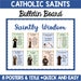 Catholic Saint Posters - Etsy
