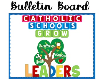 Catholic Schools Week Bulletin Board Set - Etsy